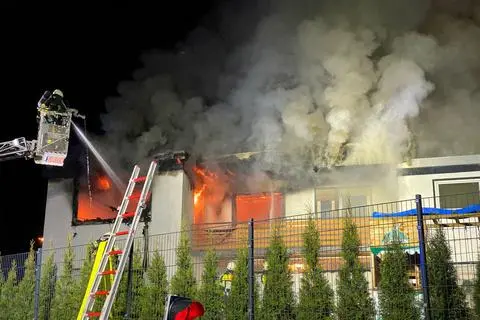 Wohnhaus nach Brand am Marburger Richtsberg unbewohnbar